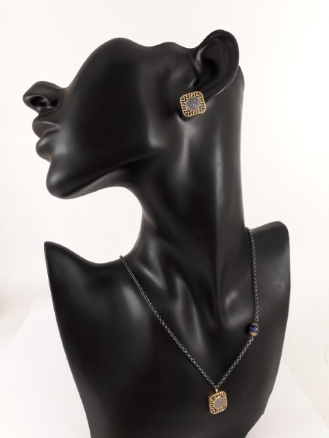 Ασημένιο κολιέ "ΜΑΙΑΝΔΡΟΣ" • Χειροποίητα ελληνικά προϊόντα - Nempis